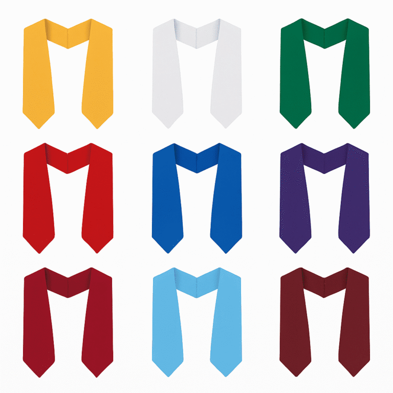 Honor Society Graduation Stoles: Colors and Meanings Explained ...